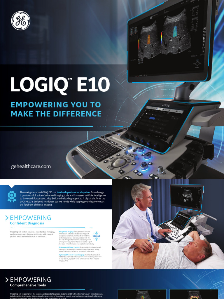 LOGIQ E10 R2 Brochure 2020 - JB75035XX | PDF