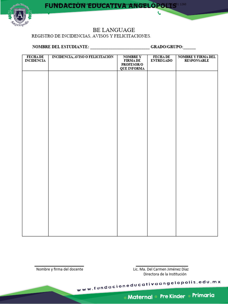 Hoja Menmbretada | PDF