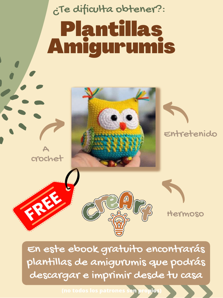 Patrones Amigurumi Gratis 2 | PDF | Arte popular | Tejer