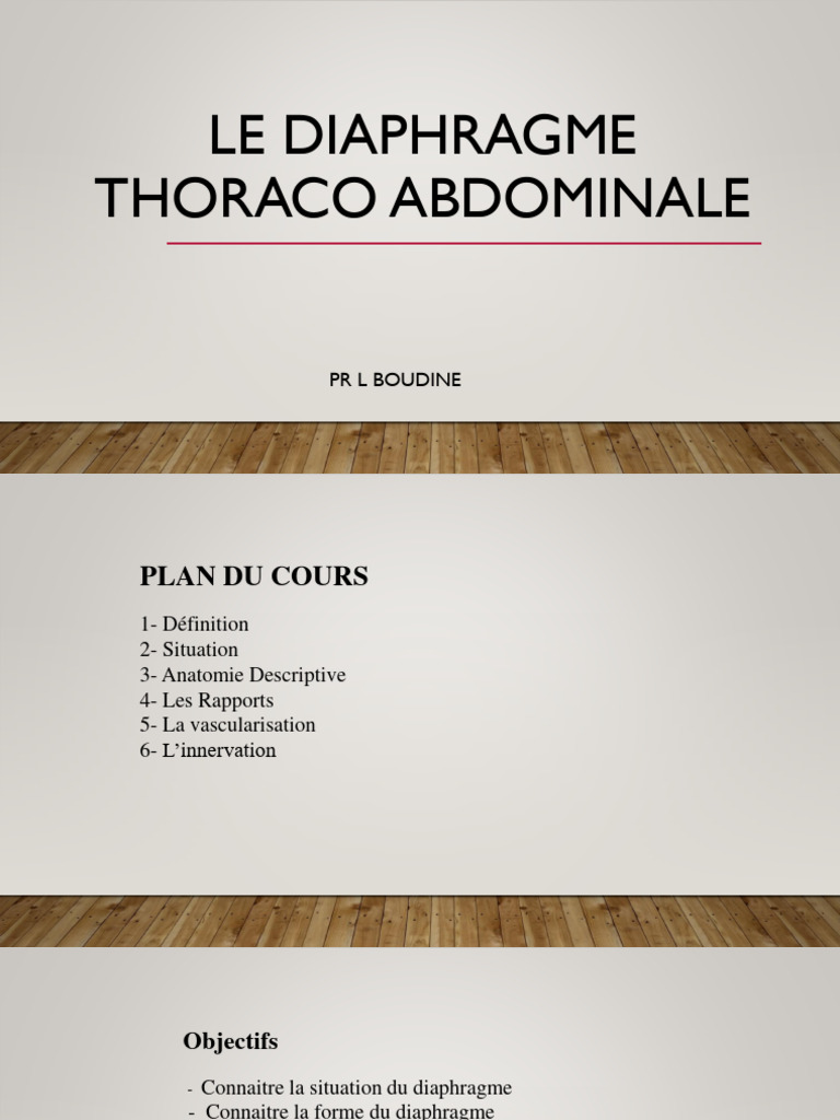 Anatomie du diaphragme thoraco-abdominal | PDF | Anatomie | Anatomie ...