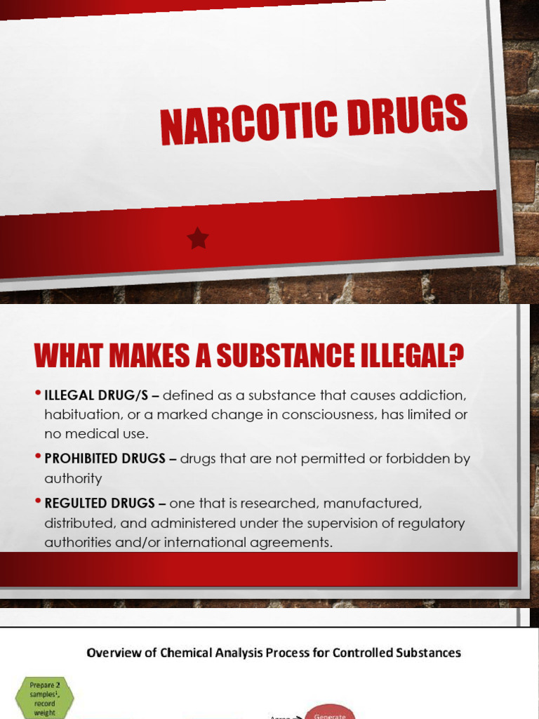 Narcotic Drugs. | PDF