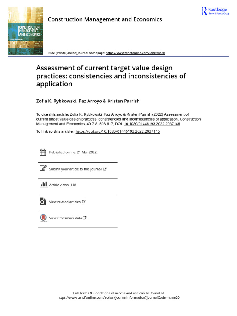 #2022-TVD-Assessment of Current Target Value Design Practices Consistencies and Inconsistencies ...