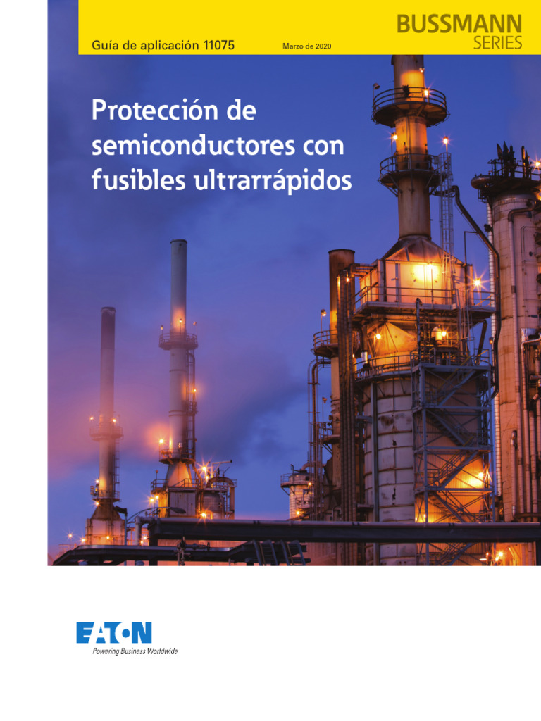 Eaton Bussmann An 11075 HSF MX | PDF | Fusible (Eléctrico) | Corriente ...