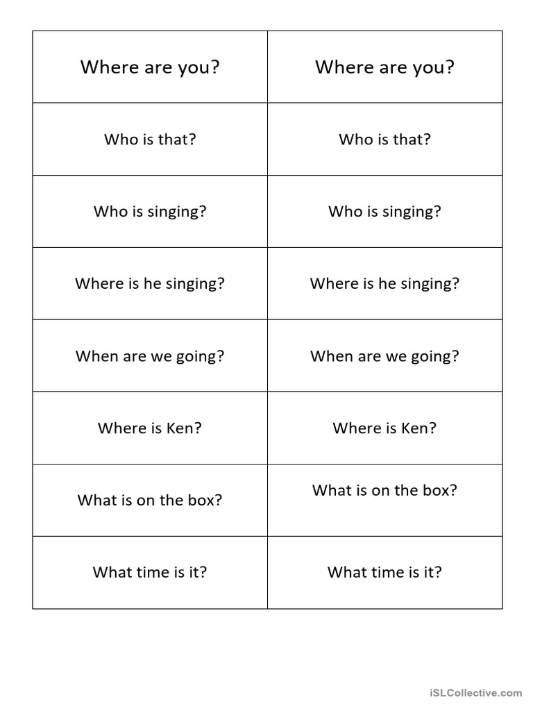 Match The Question To The Answer | PDF