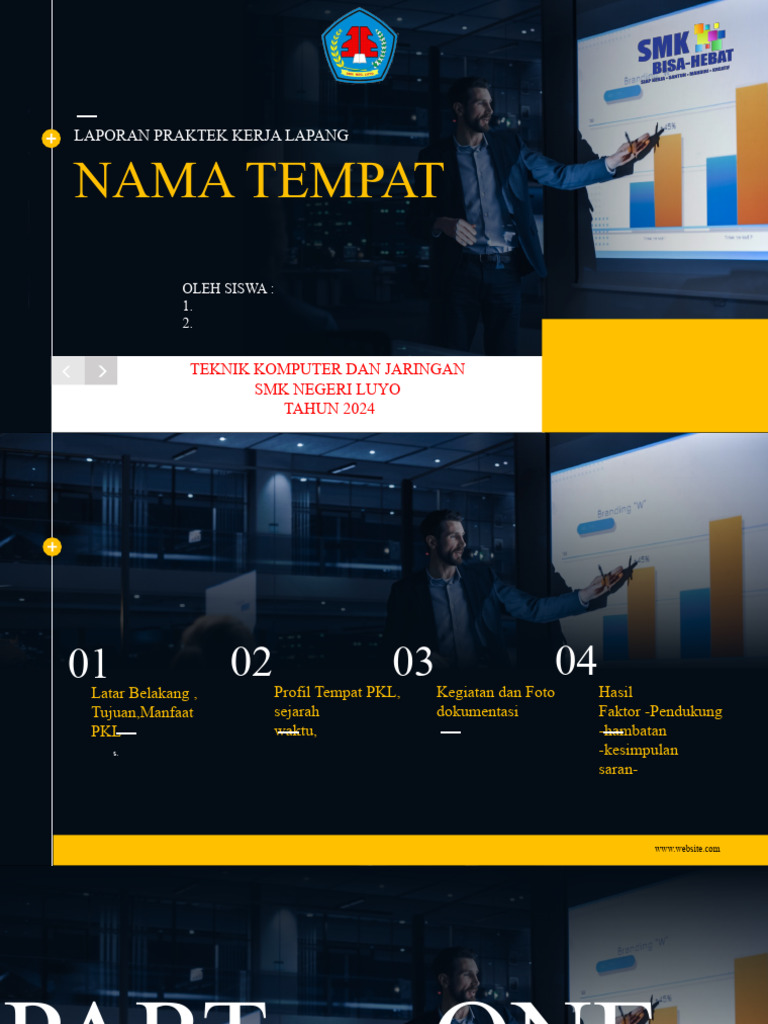 Format Presentasi Laporan PKL Kelas 12 TKJ 2024 | PDF | Academia | Oral ...