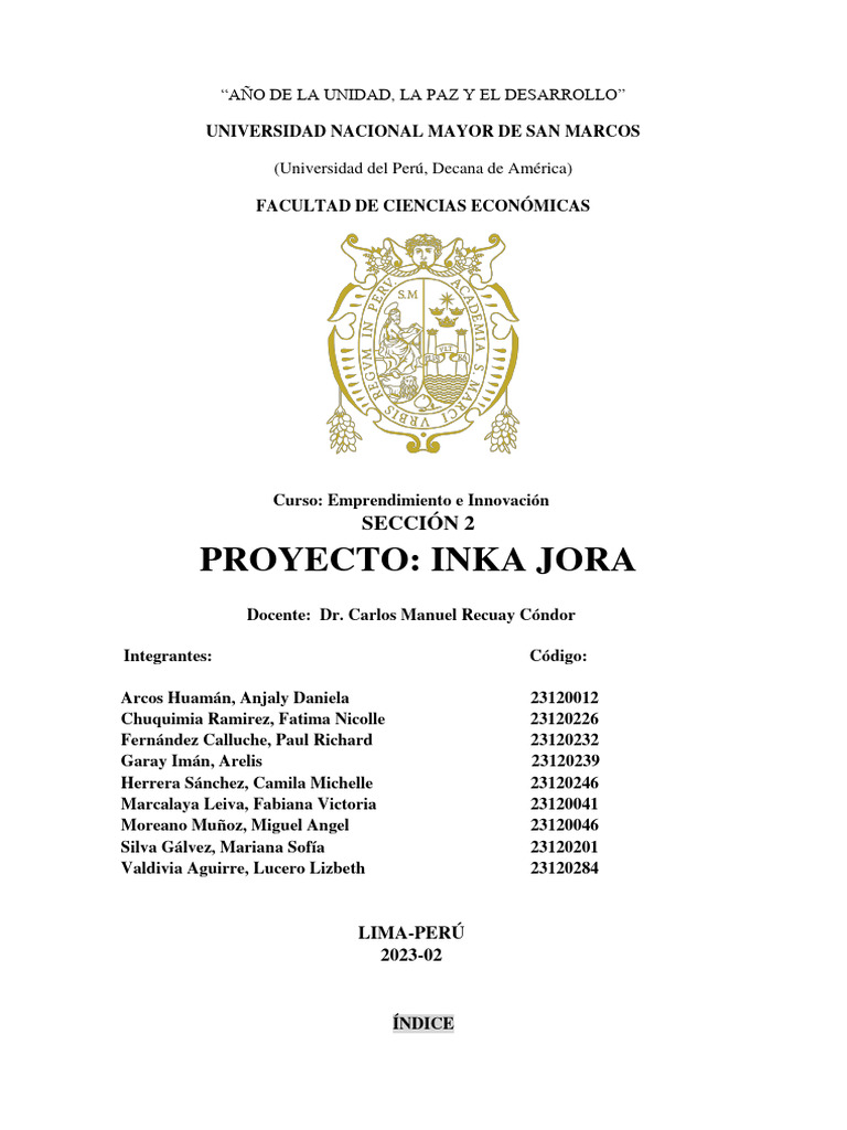 Grupo 4 Inka Jora PDF | PDF