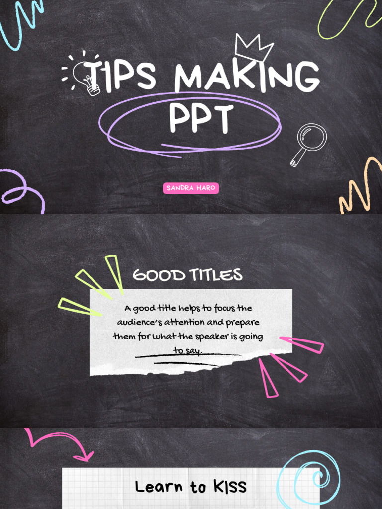 Black Doodle Group Project Presentation | PDF | English Language | Cognitive Psychology