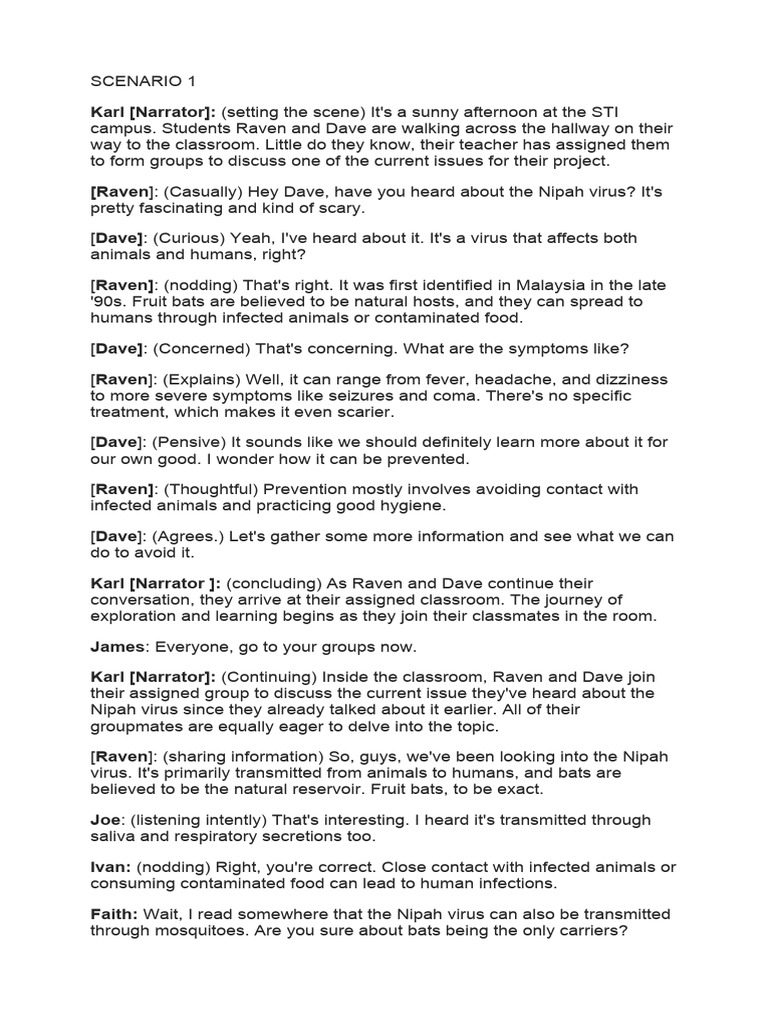 Script in Oral Comm | PDF | Medicine | Immunology