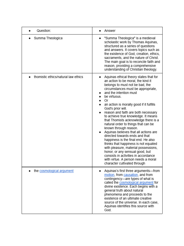5 Proofs of Gods Existence by St. Thomas Aquinas | PDF