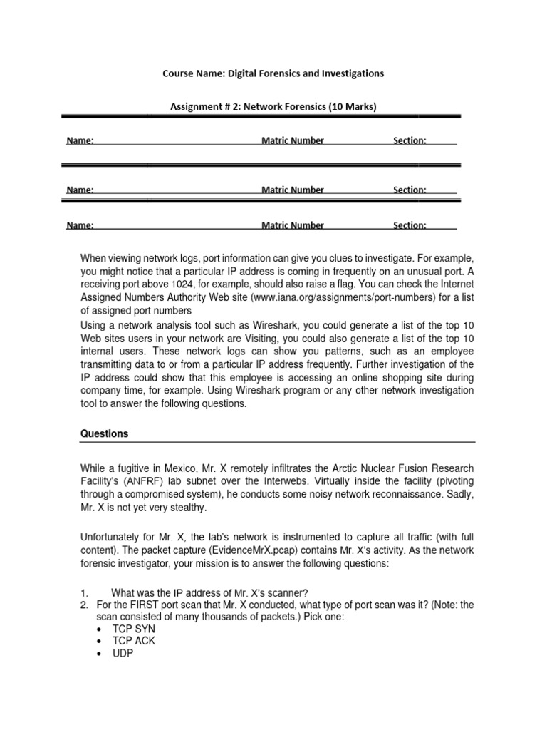 Assignment #2 DF | PDF | Computer Network | Transmission Control Protocol