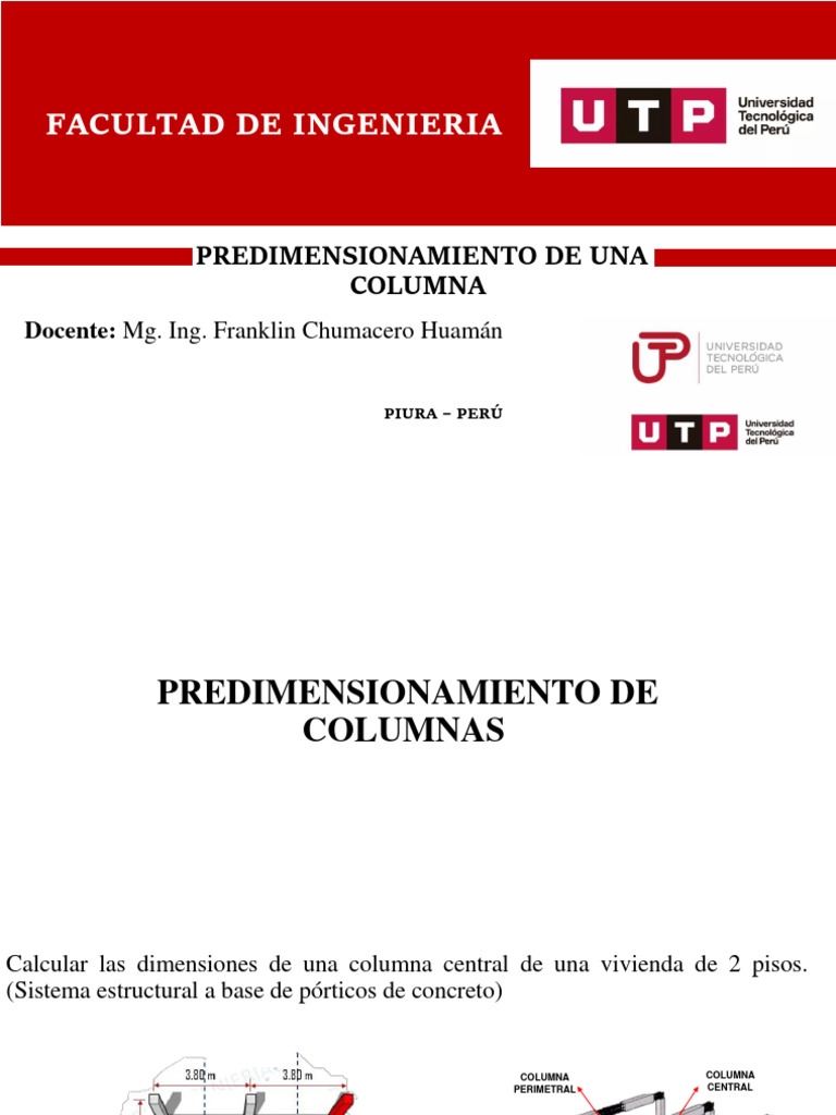 7) Predimensionamiento de Columnas | PDF