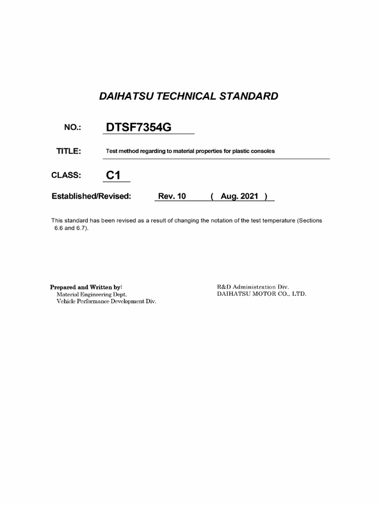 DTSF7354G - Rev 10 - Aug.2021 | PDF