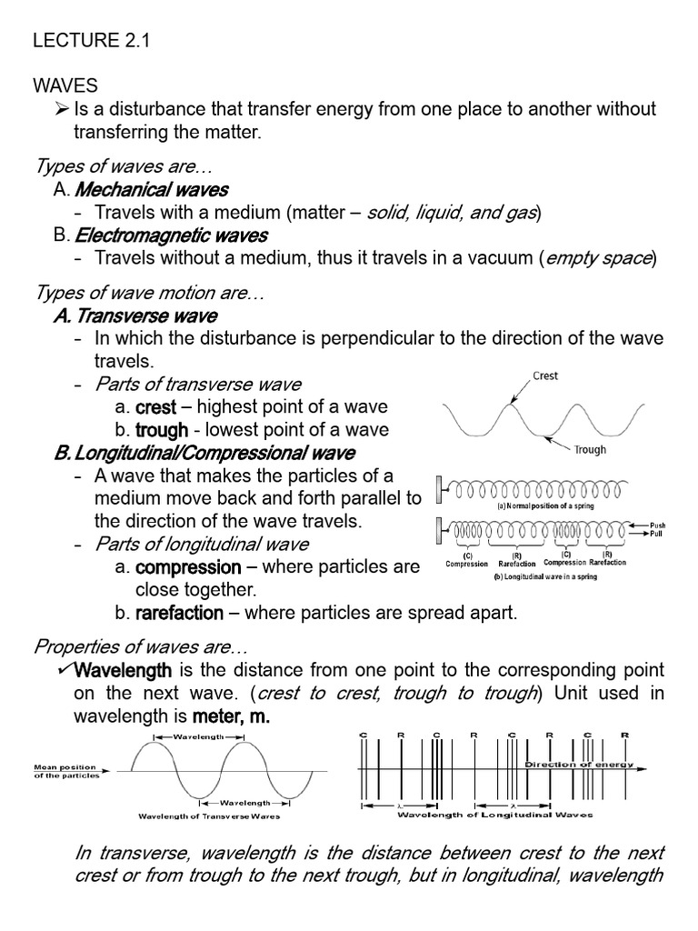 Lecture 2.1 - EM Waves | PDF | Electromagnetic Spectrum ...