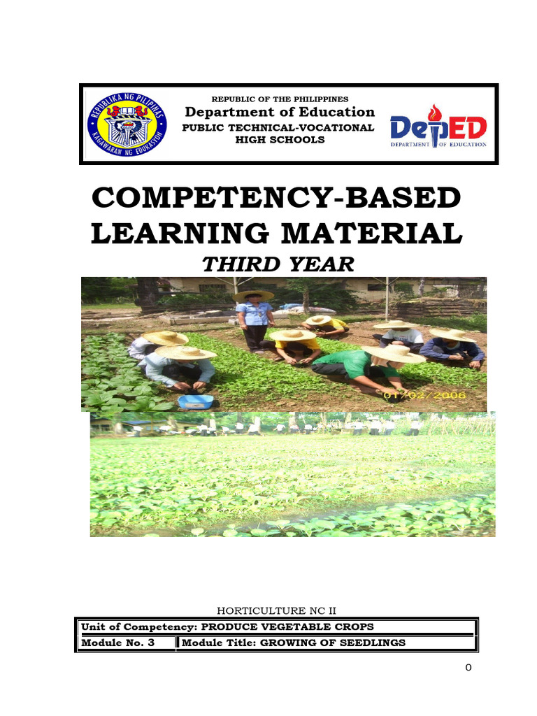 Y3 MODULE3.Growing Seedlings | PDF