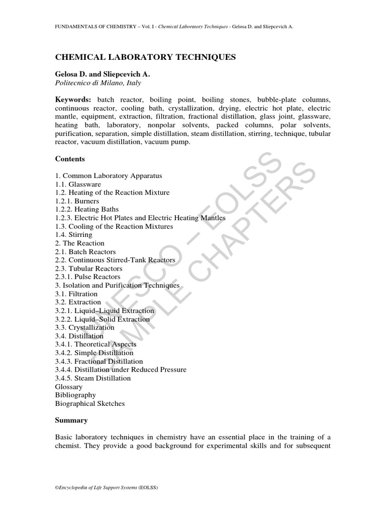 Common Laboratory Apparatus | PDF