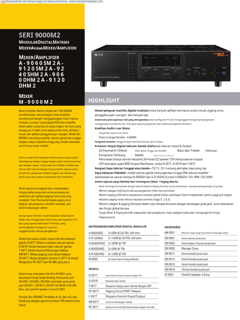 m9000m2 Cu Cb1e.en - Id | PDF