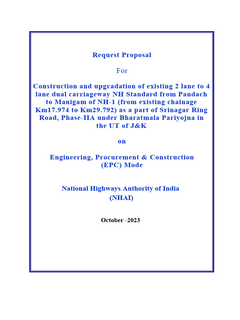 3 RFP | PDF | Request For Proposal | Cheque