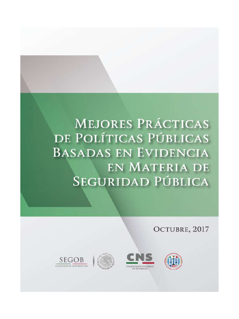 Mejores Pr Cticas de Pol Ticas P Blicas Basadas en Evidencia | PDF