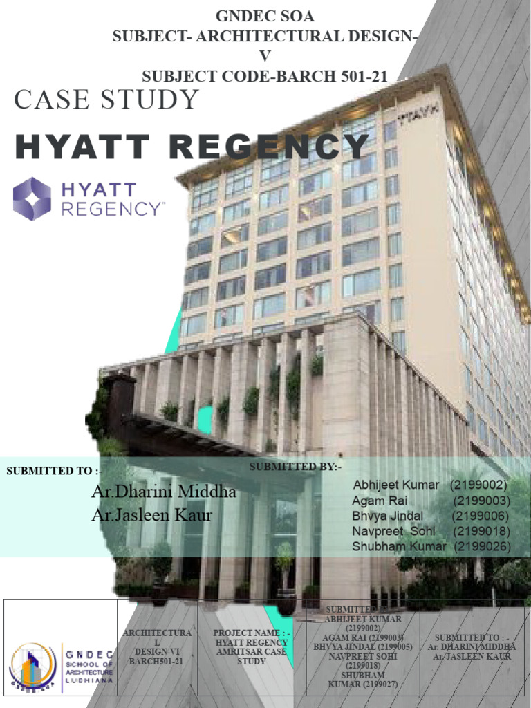 Case Study Hyatt Regency Amritsar | PDF