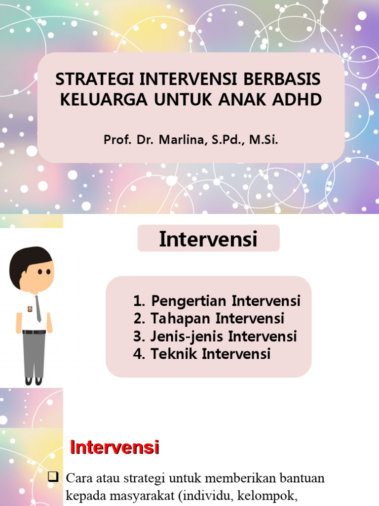 Strategi Intervensi Berbasis Keluarga Untuk Anak ADHD Ok | PDF