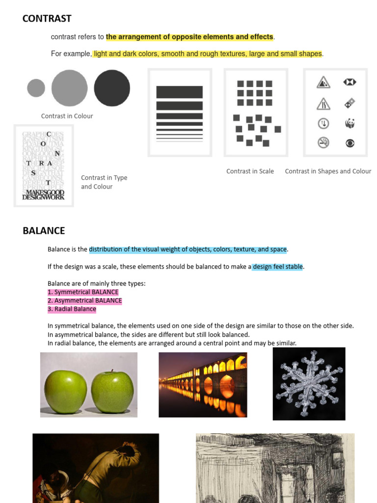 Principles of Design | PDF | Vision | Artistic Techniques