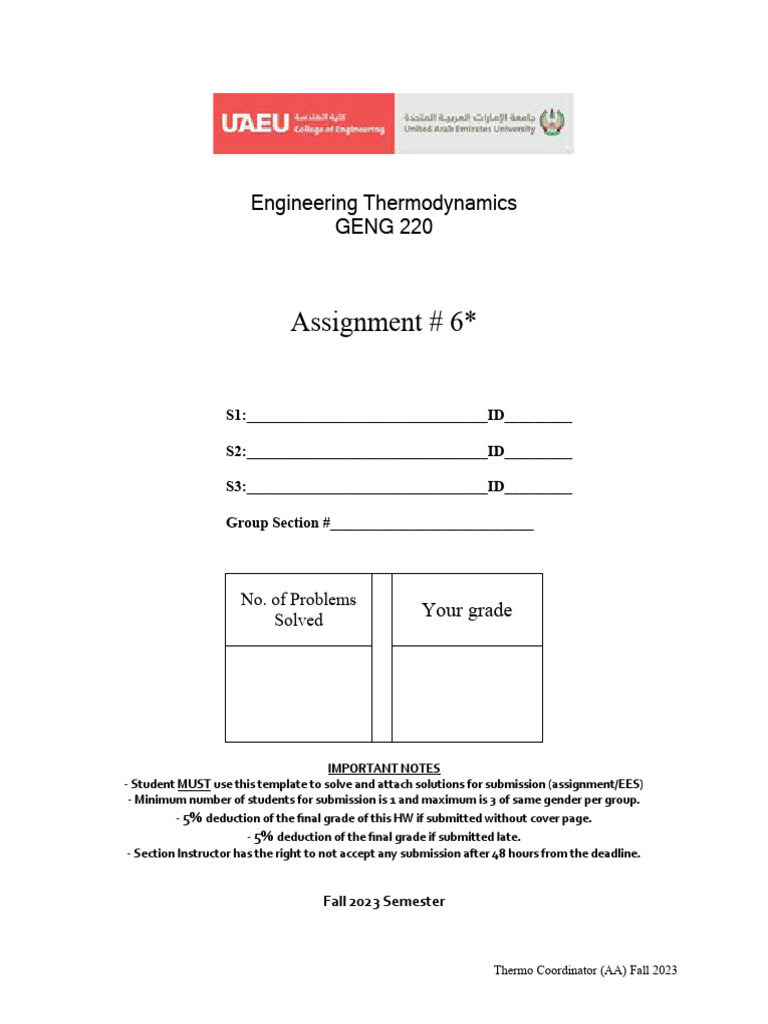 Assignment 6 (Updated) | PDF | Nozzle | Classical Mechanics