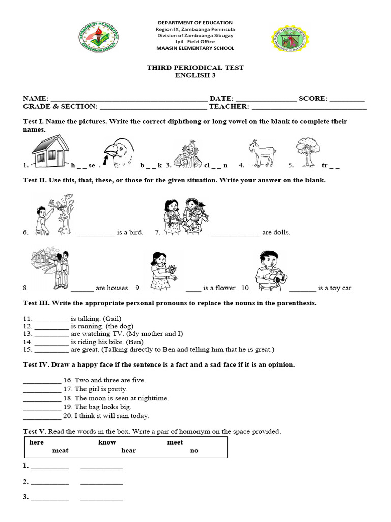 PT - English 3 - Q3 | PDF | Languages | Foreign Language Studies