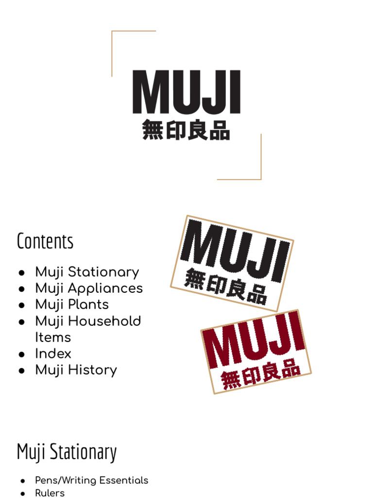 Muji | PDF