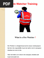 Fire Watcher Training Module | PDF | Fires | Chemistry