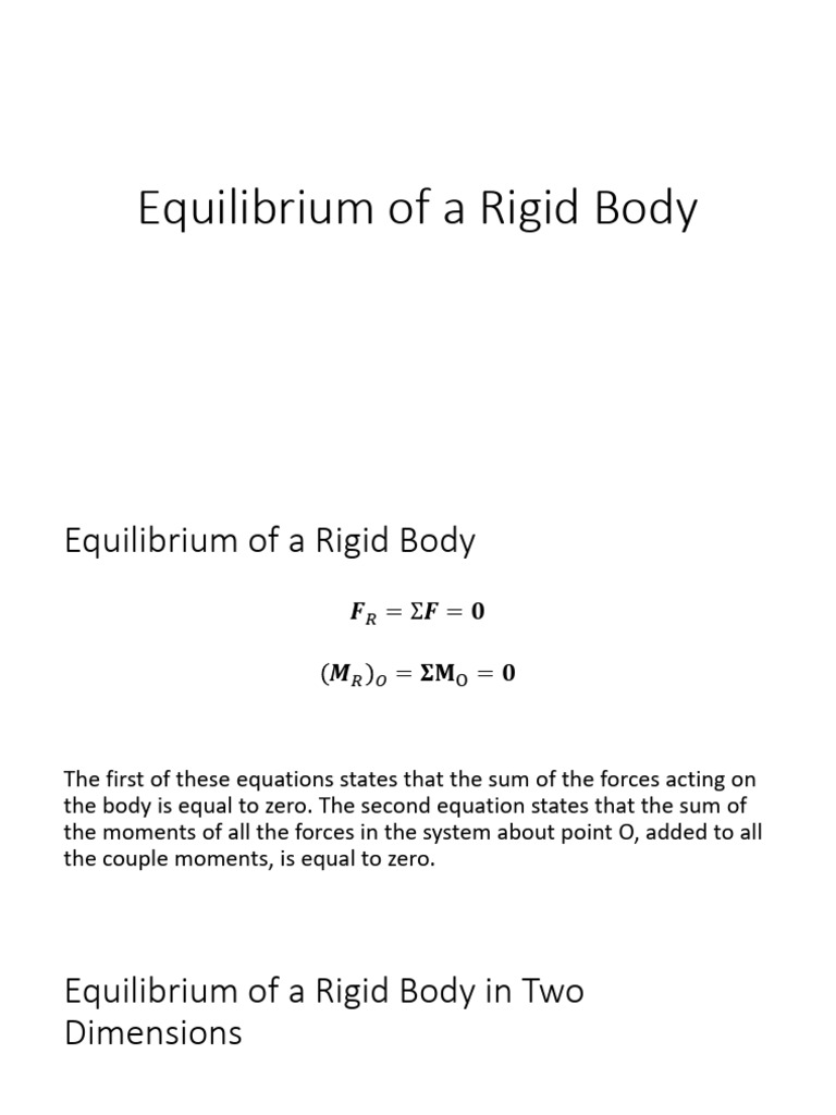 Rigid Body and Center of Gravity | PDF | Center Of Mass | Rotation Around A Fixed Axis