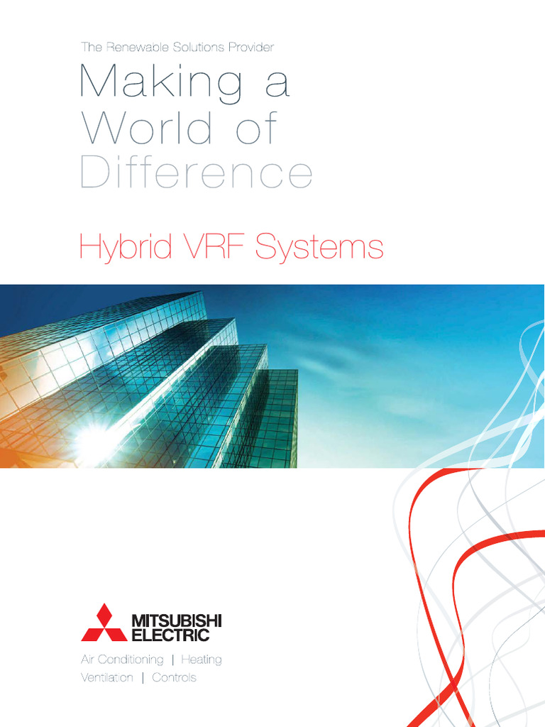 Mitsubishi Electric Hybrid VRF Brochure Eng | PDF | Heat Exchanger ...