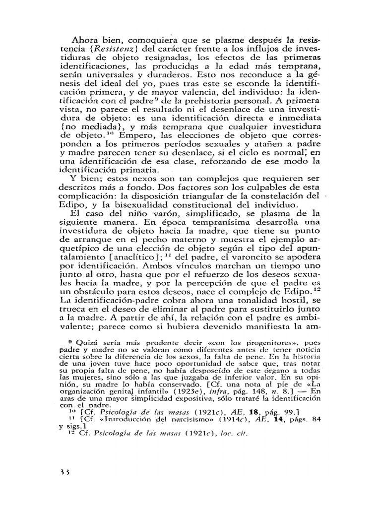 El Yo y El Ello (Cap. III) | PDF | Salud y bienestar