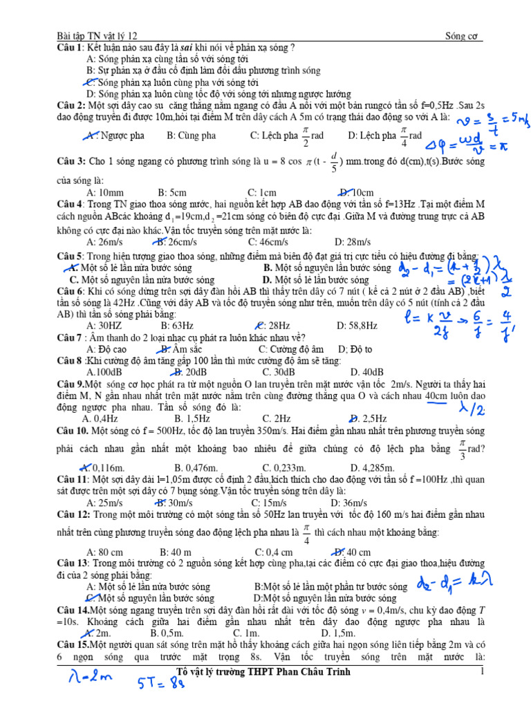 ôn tập songco giai | PDF