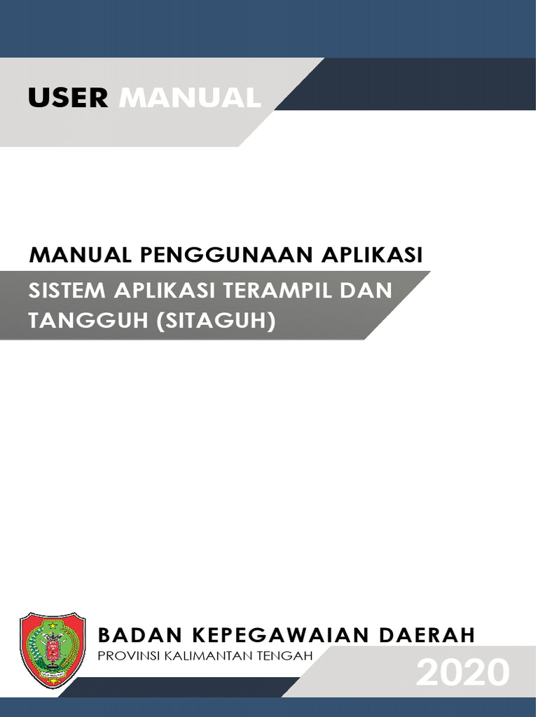 Manual Aplikasi Sitaguh User | PDF