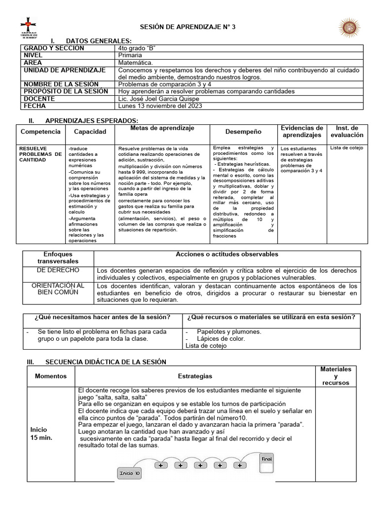 Sesión de Aprendizaje Semana 3 | PDF | Adviento | Aprendizaje Sesión de Aprendizaje Semana 3 | PDF | Adviento | Aprendizaje