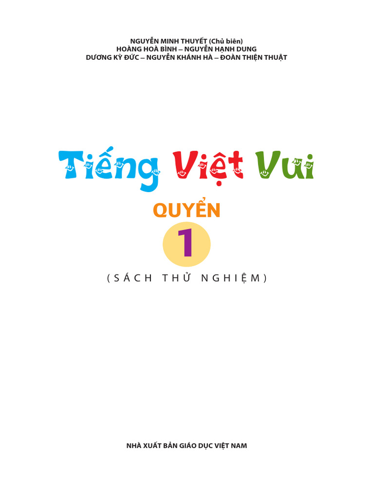 Tieng Viet Vui SHS Q1 Thanh | PDF