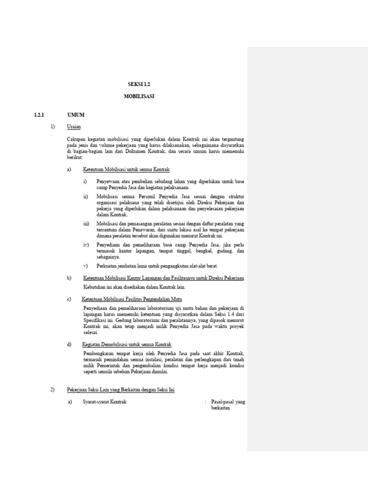 Tehnik 1 Dan Gambar Long Bagun - Long Iram | PDF