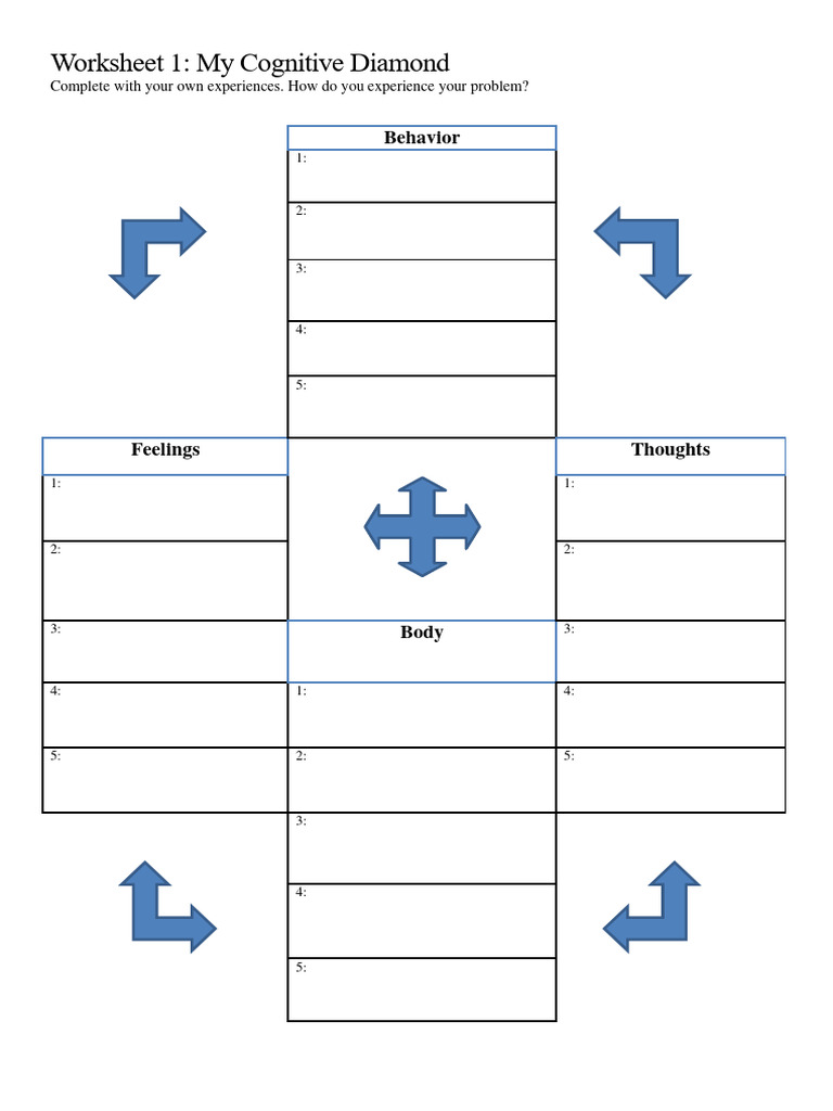 Depression Worksheets | PDF
