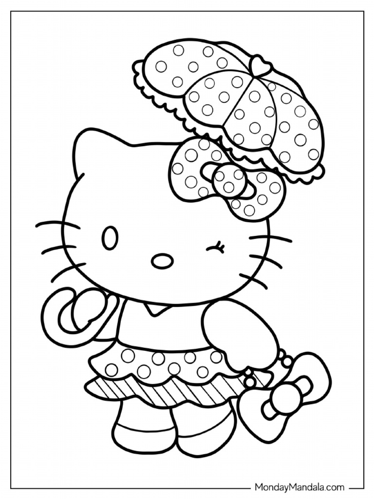 Belajar mewarnai hello Kitty | PDF