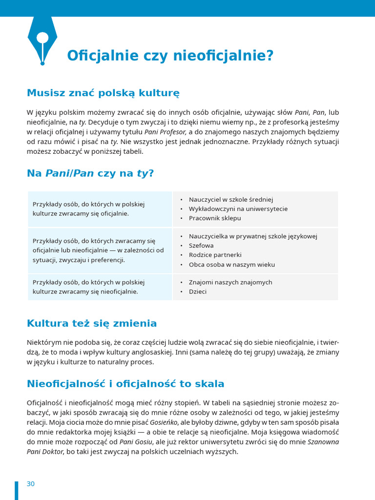 Pisz Po Polsku Strony 30 32 146629 | PDF