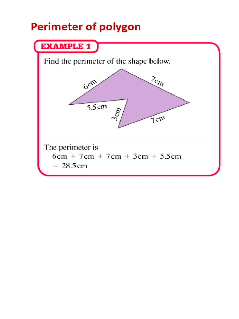 Perimeter and Area Formulas | PDF