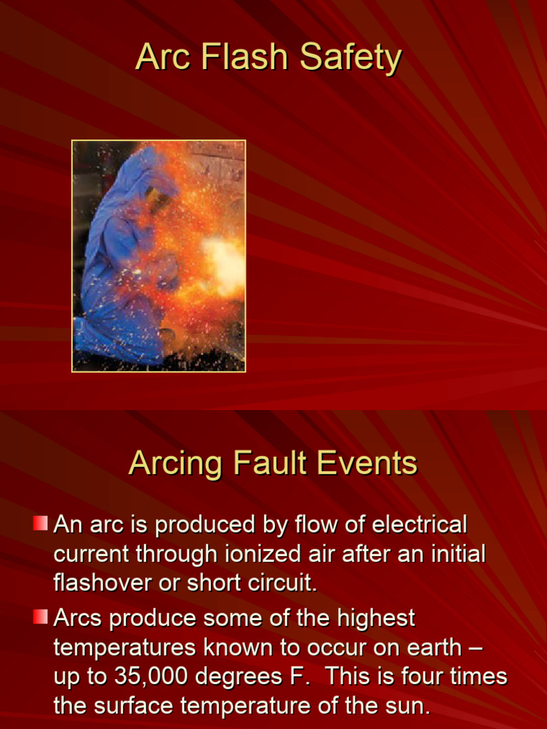 Training Presentation - Arc Flash Safety | PDF | Electric Arc ...