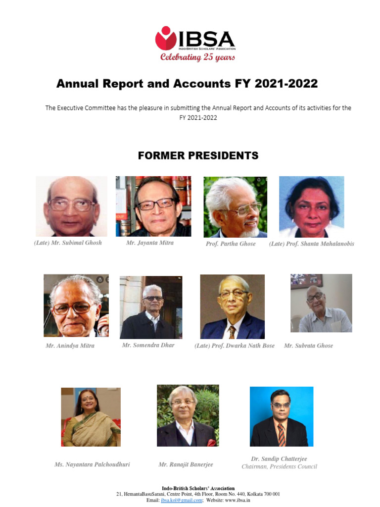Draft Annual Report 2021-2022 Final | PDF | Kolkata