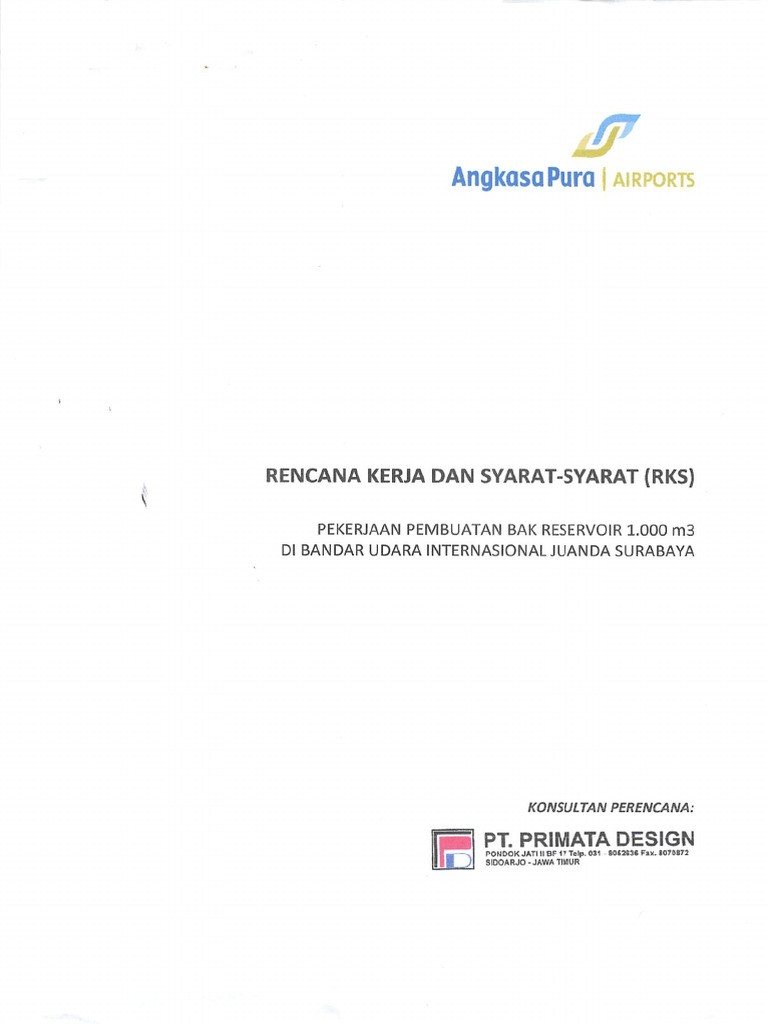 Rks Konstruksi Bak | PDF