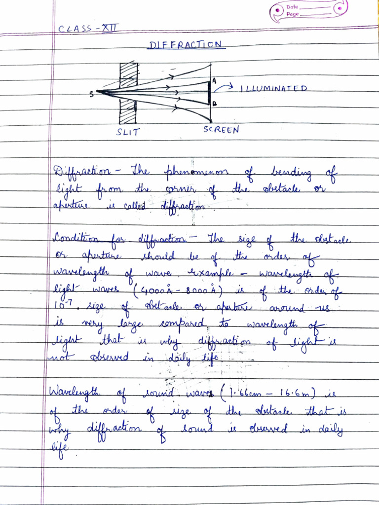 Diffraction 2 | PDF | Diffraction