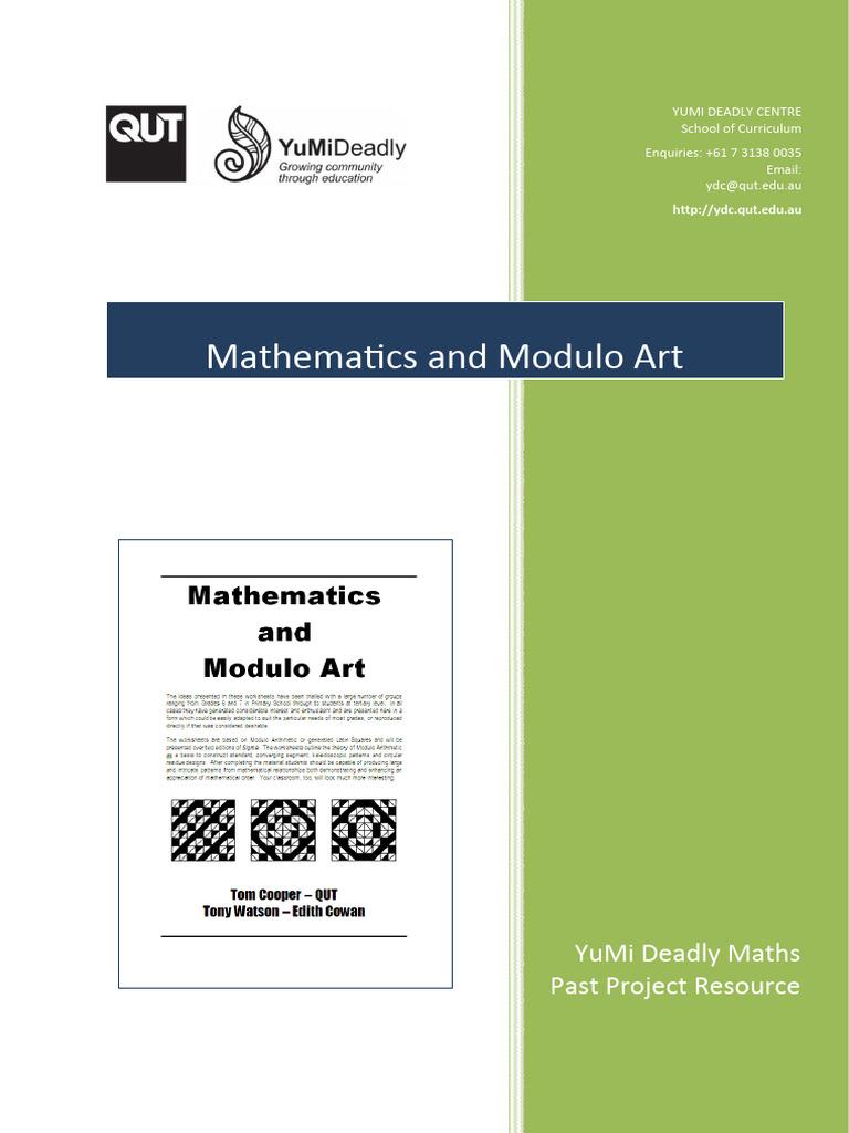 Mathematics and Modulo Art | PDF | Mathematics | Arithmetic