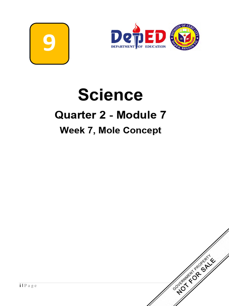 7 - Q2 Science | PDF | Mole (Unit) | Atoms