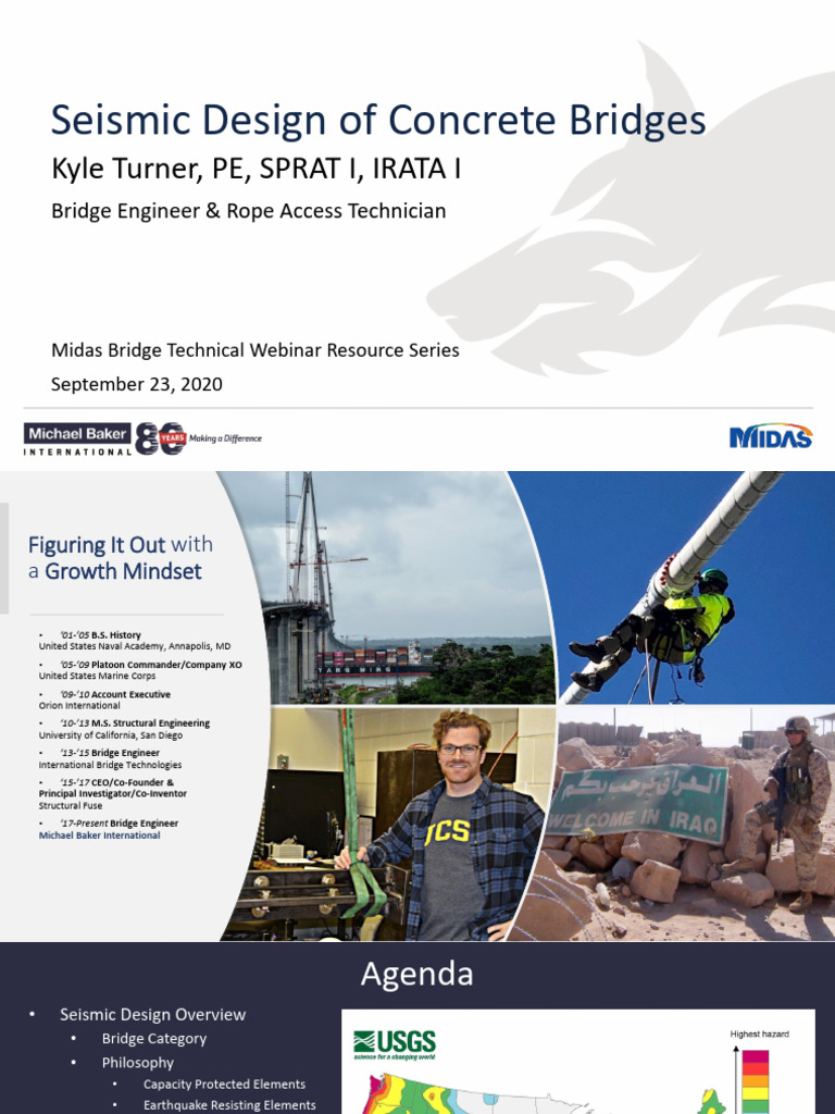 Seismic Design of Concrete Bridges - Midasbridge | PDF