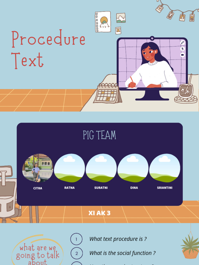 procedure text bahasa inggris | PDF
