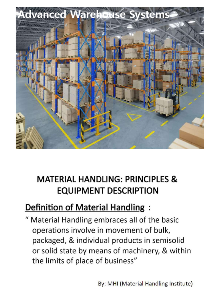 2 - Material Handling | PDF